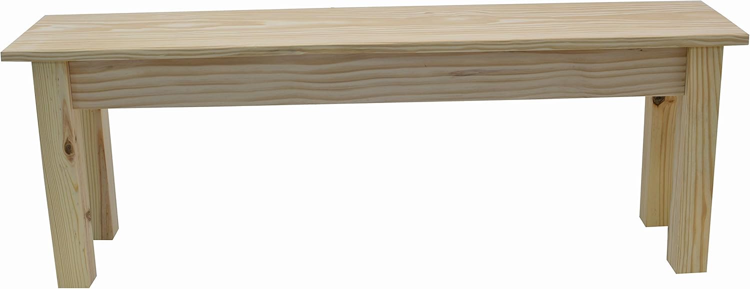 Amazon.com - Ezekiel and Stearns Unfinished Canvas Bench (30 inches ...