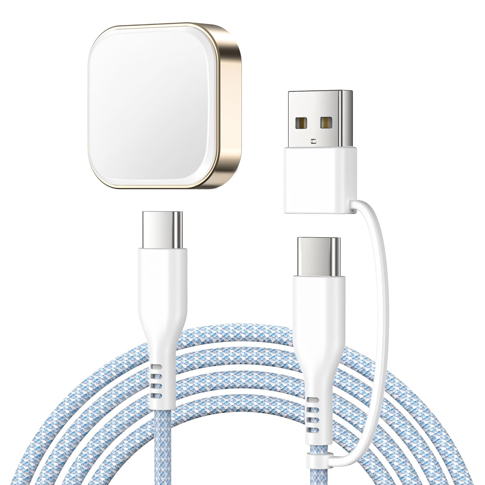 LVFAN Charger for Samsung Galaxy Watch 7, Portable Charger Cable Nylon ...