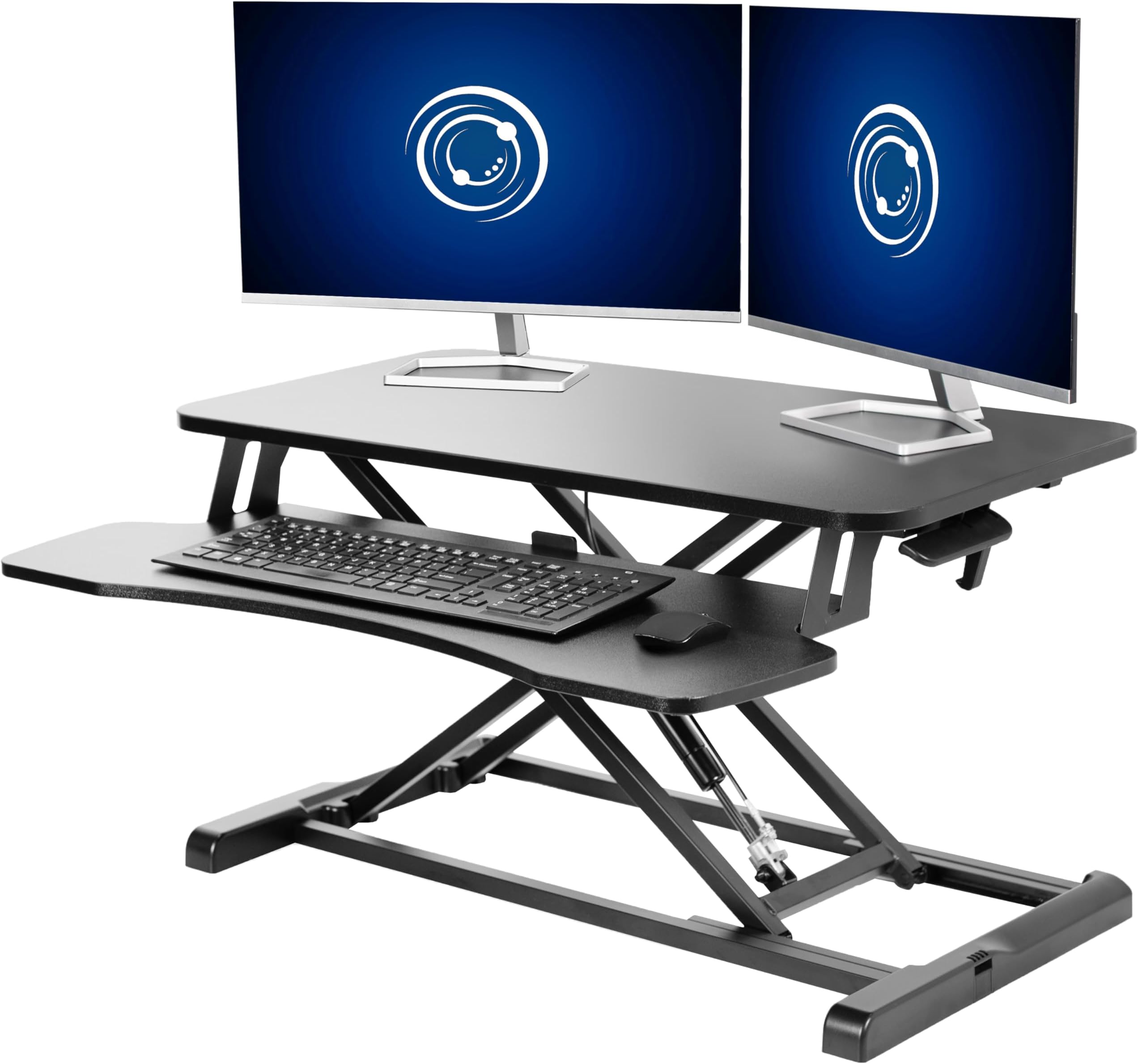 Amazon.com: FLEXISPOT Height Adjustable 32in Standing Desk Converter ...
