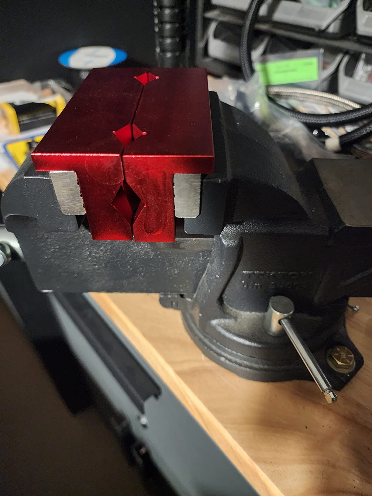 $4/mo - Finance BRTOO Aluminum 4" Vise Jaws Pads, Magnetic Reversible ...