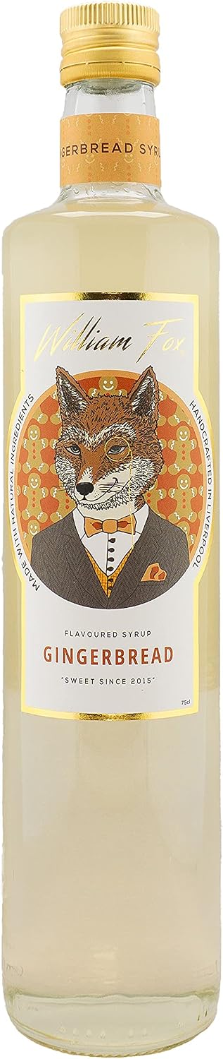 William Fox Premium Gingerbread Syrup 75cl : Amazon.co.uk: Grocery