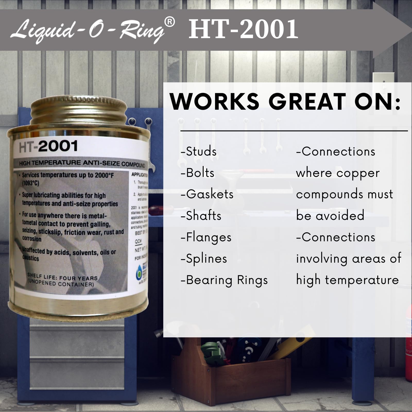 Snapklik.com : Liquid-O-Ring HT-2001 High Temp Anti-Seize Lubricant ...