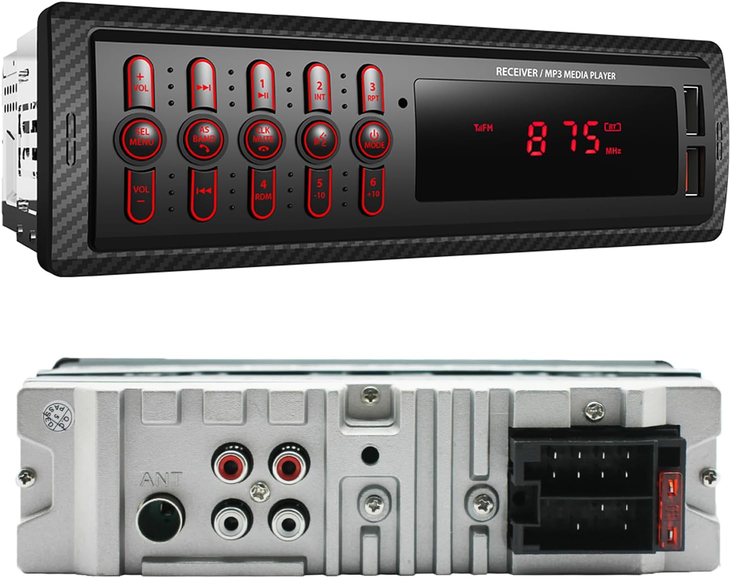 Amazon.com: Sunweyer Single Din Multimedia Car Stereo Receiver ...