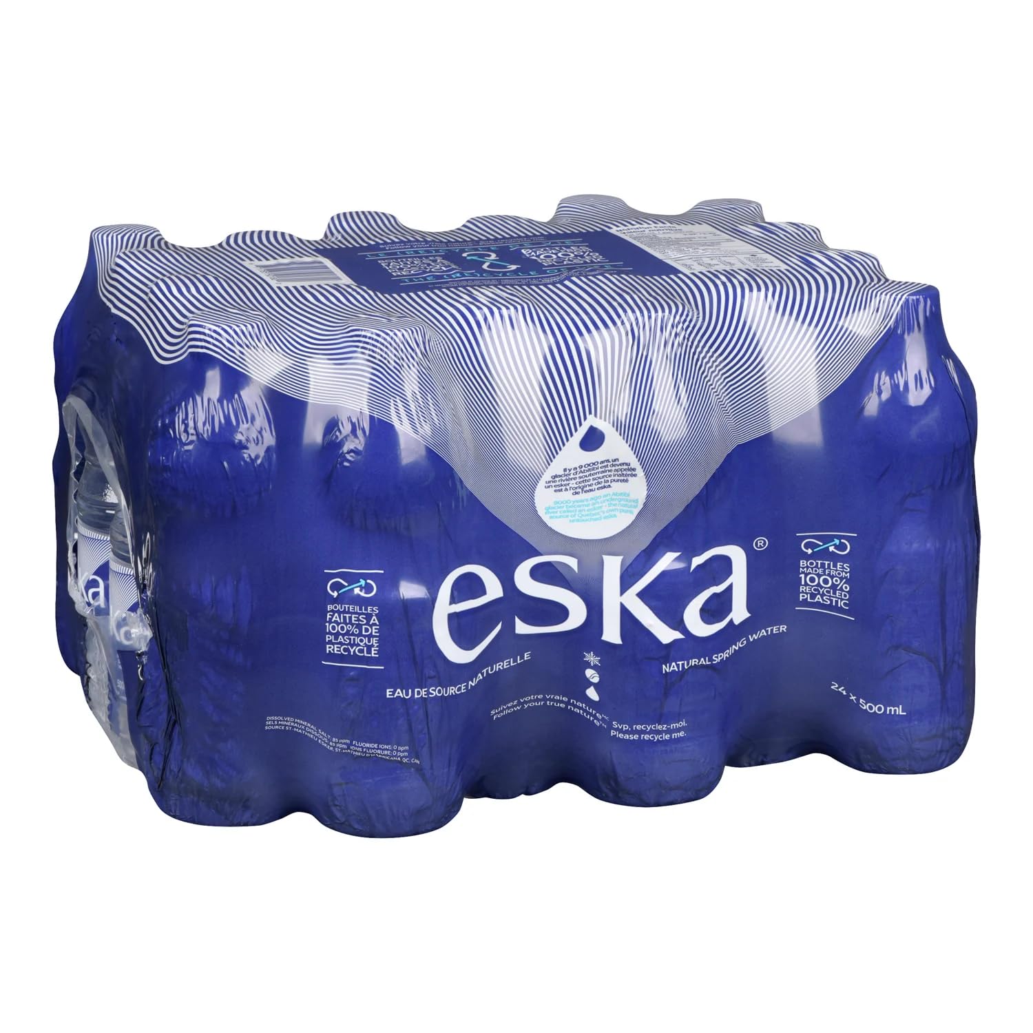 Eska Natural Spring Water, 500mL (Pack of 24 bottles) : Amazon.ca ...