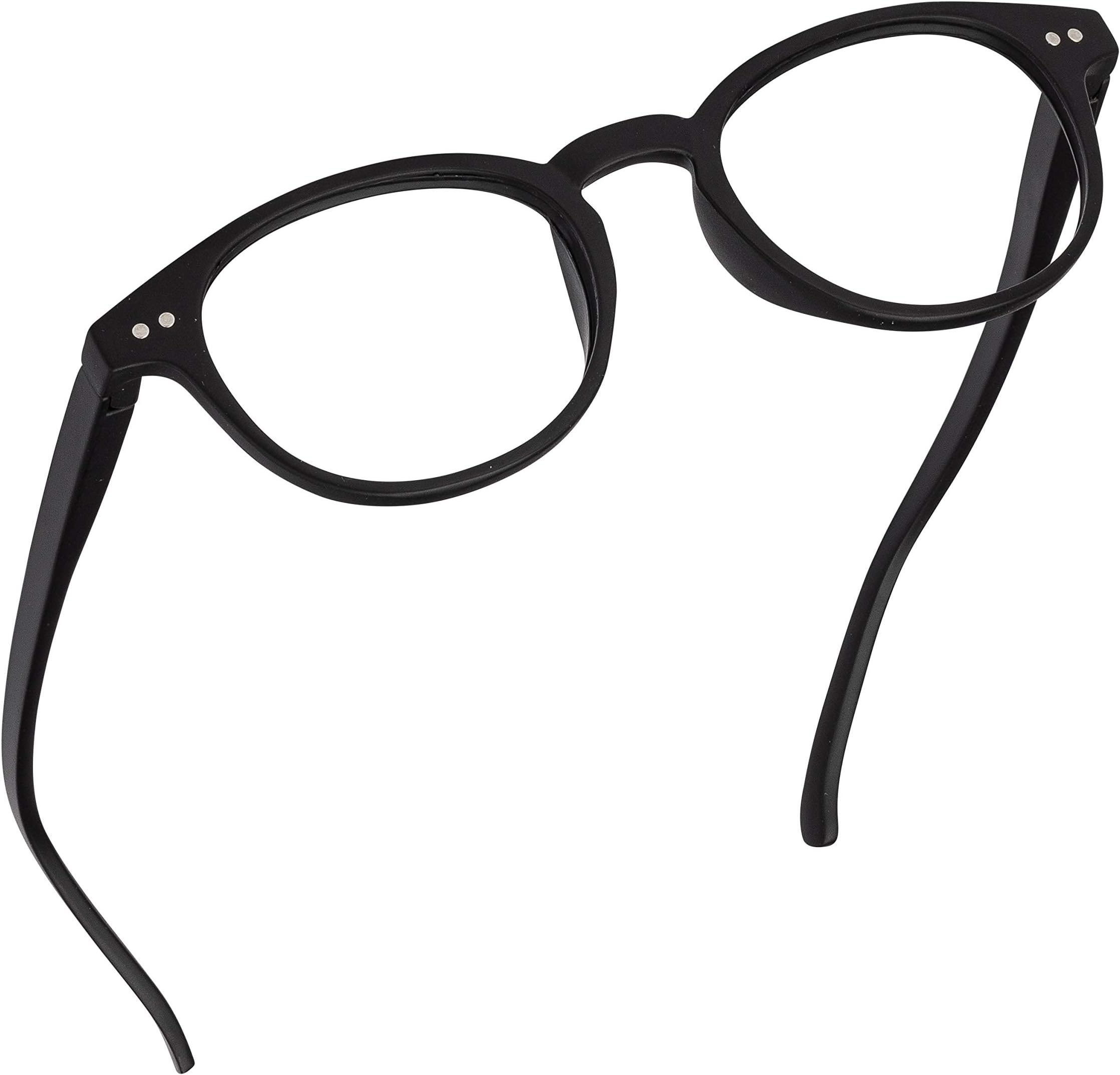 Amazon.com: Dark Green Small Retro Round Reading Glasses for Women ...