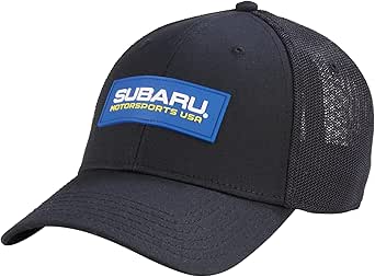 Amazon.com: Subaru Motorsports USA Logo Blue Patch Cap Hat Ascent ...