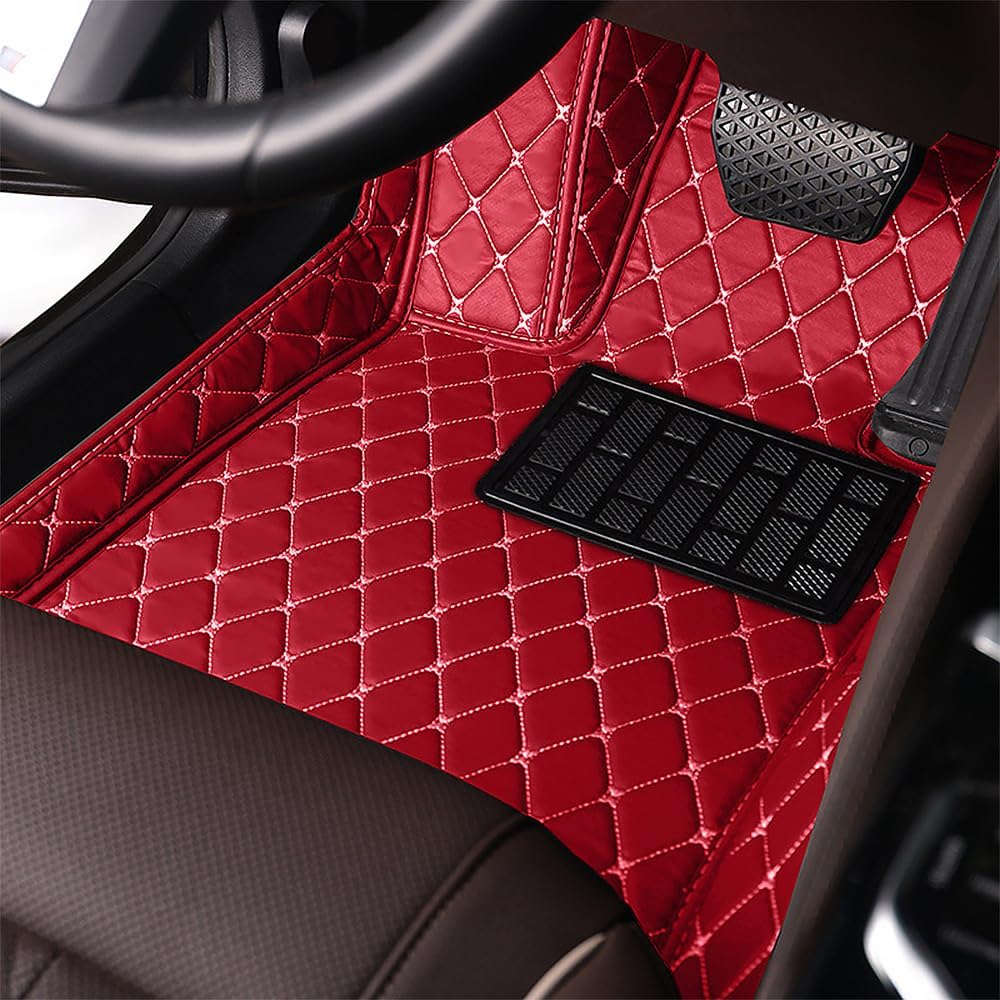 Leather Car Floor Mats for Cadillac CT5 2020-2024, Durable Leather ...