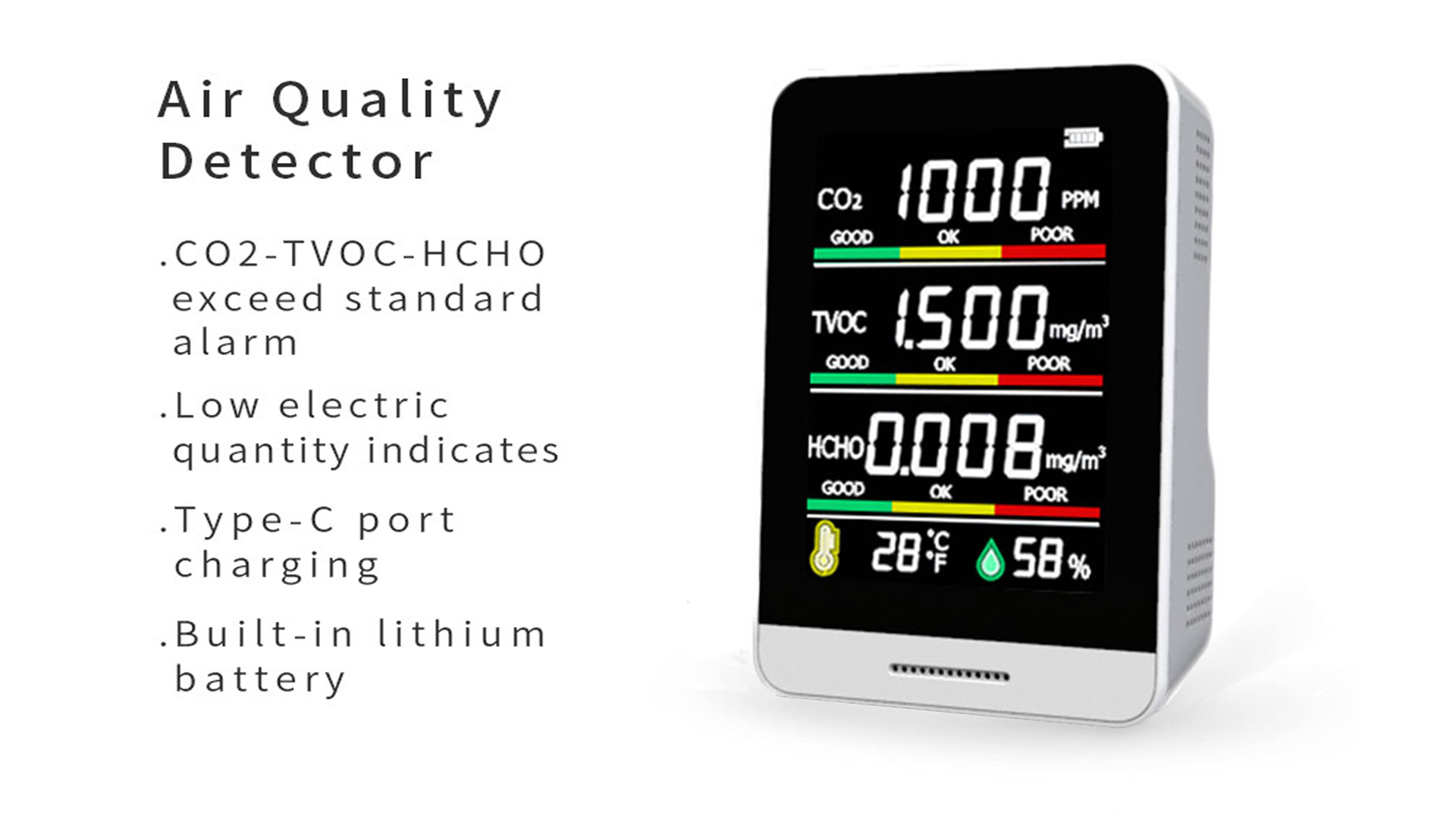 Home Car Air Quality Sensor SensorAire Professional Indoor Air Quality ...