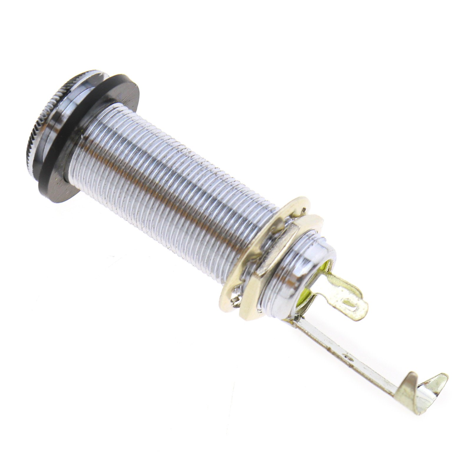 D2D Guitar Long Jack Socket Output Stereo Barrel Jack Plug Socket For ...