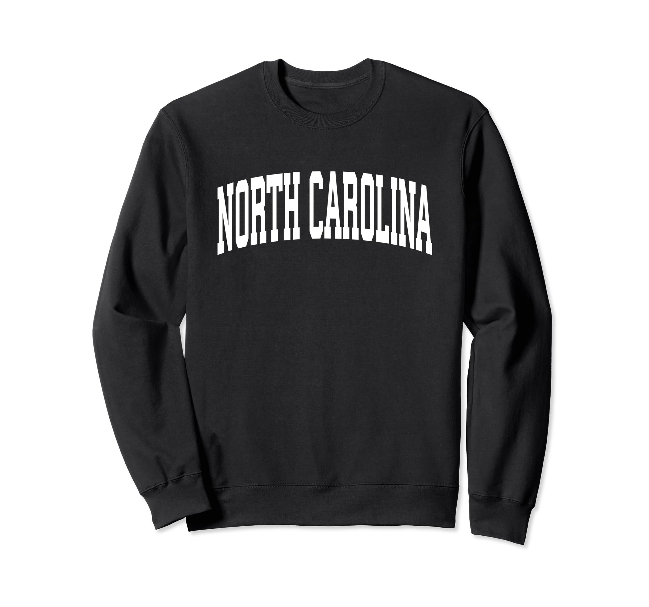 Amazon.com: North Carolina Crewneck Sweatshirt Sports College Style ...