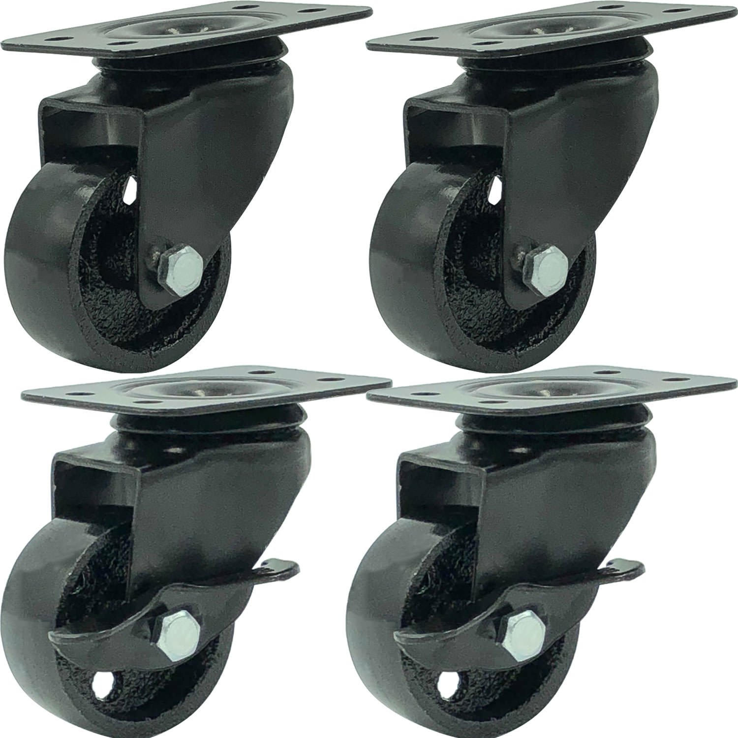 Heavy Duty Steel Casters Casters Set Of 4 Heavy Duty 6 Inch Caster