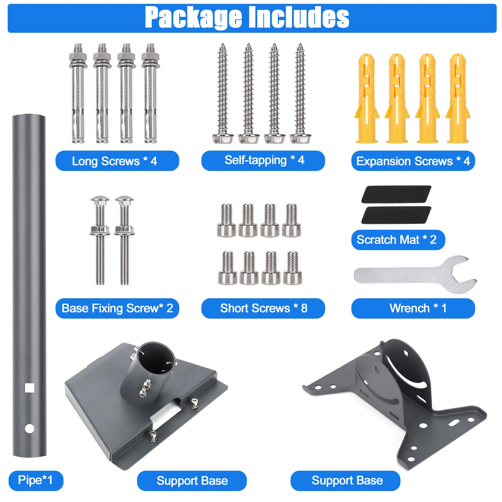 Snapklik.com : Starlink Gen 3 Mount Kit, Heavy Duty Starlink Gen 3 Pole ...