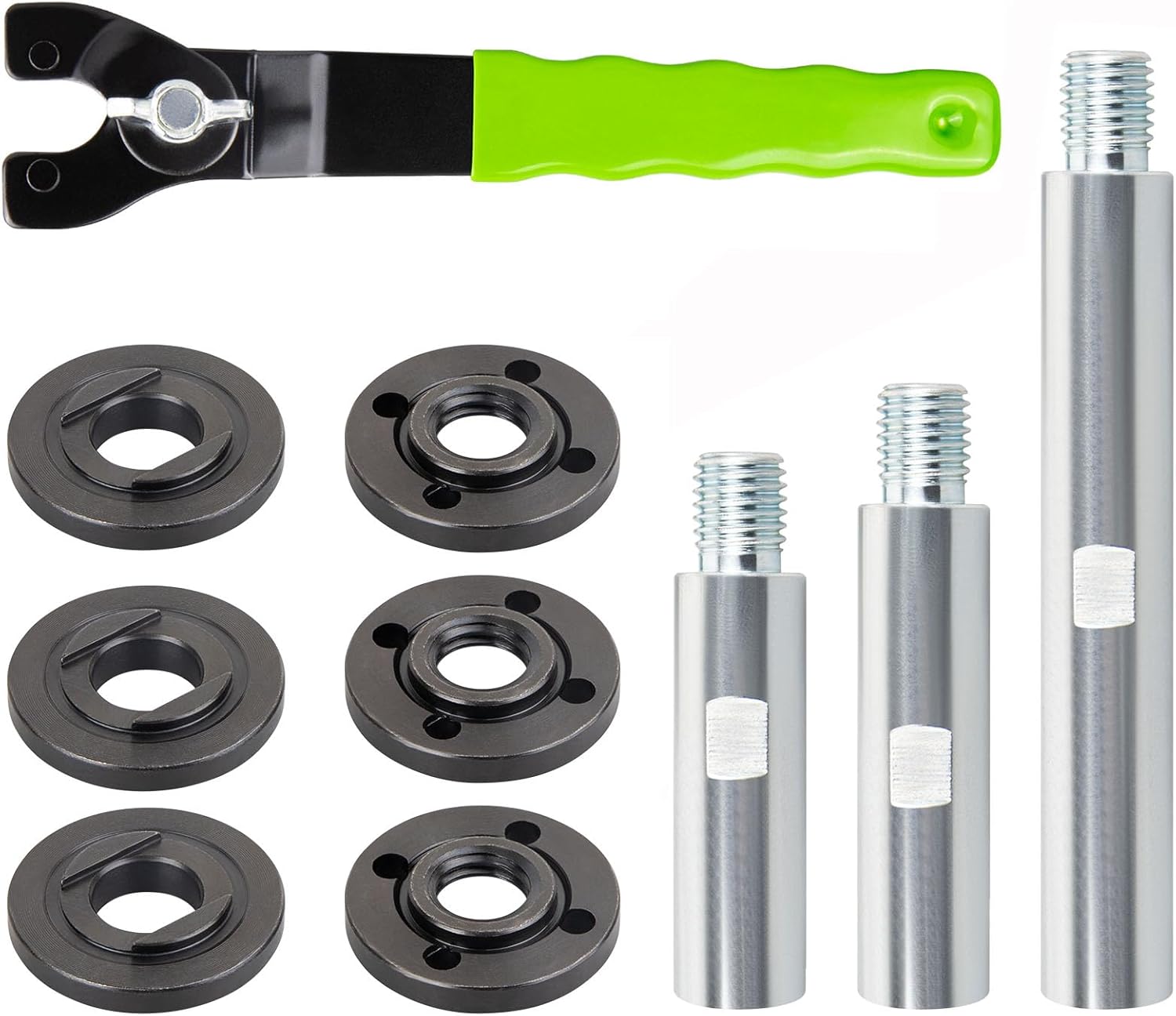 Amazon.com: Vrsafan Angle Grinder Extension Shaft Rod + 5/8-11" Angle ...