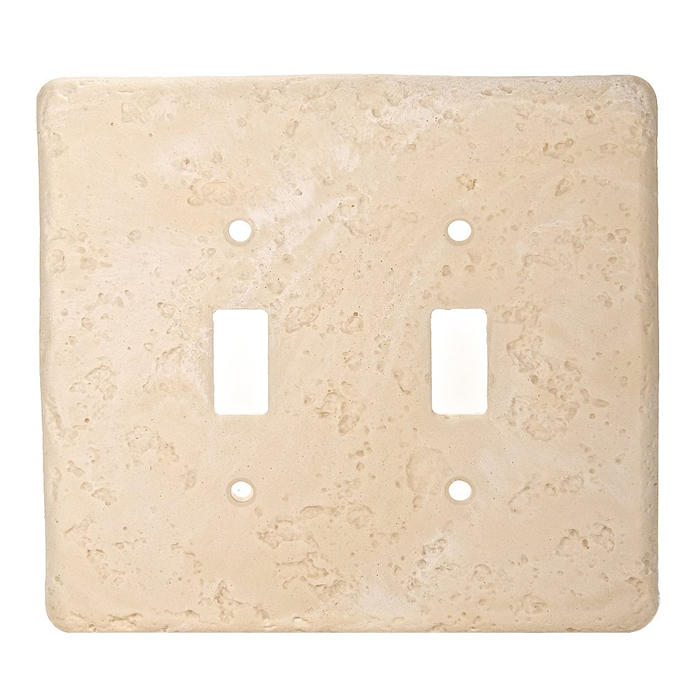 Stonique® Simulated Stone Switch Plate - Double Switch (Wheat) - Amazon.com