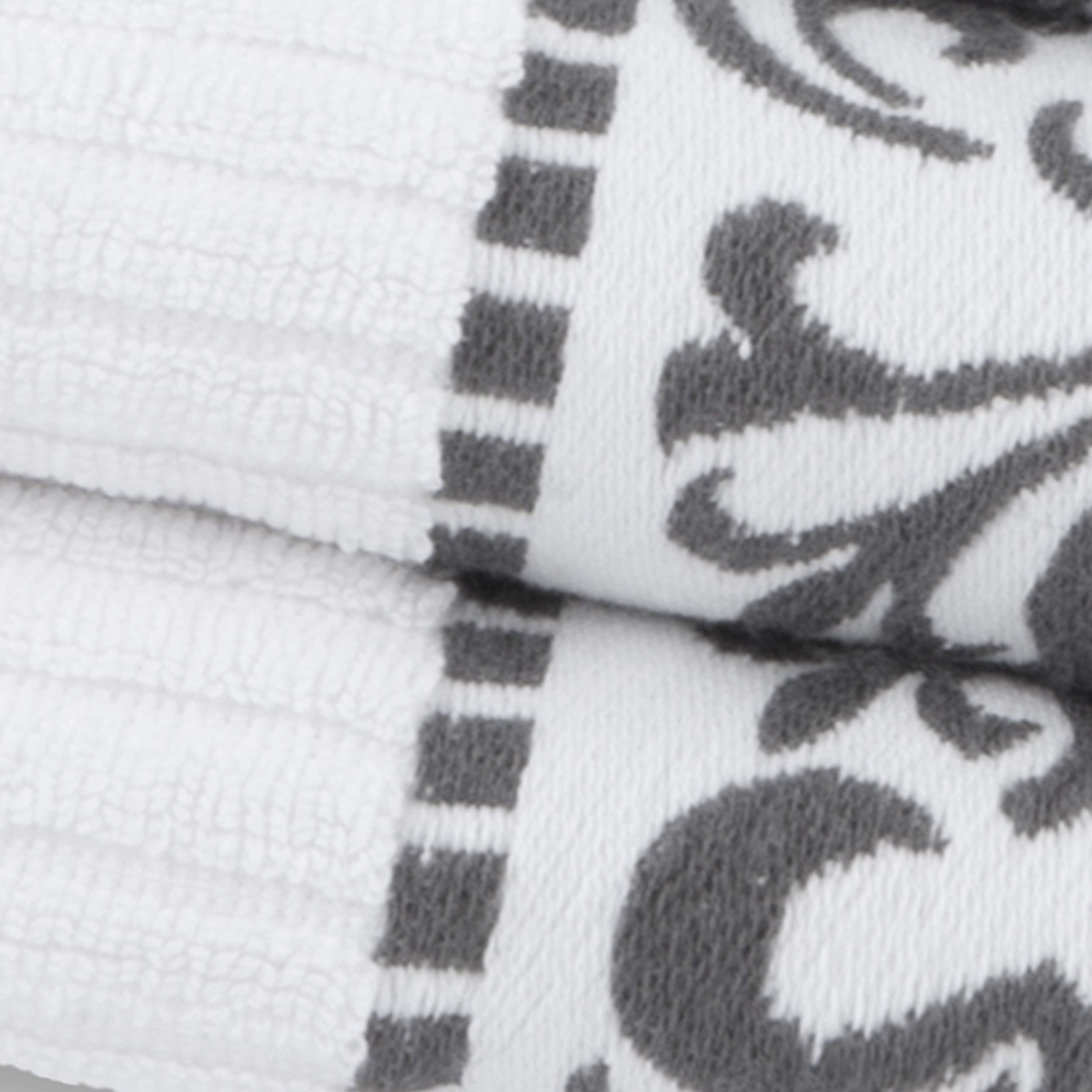 Spa Bathroom Towels Superior 6-Piece Cotton Towel Set - Greek Pattern ...