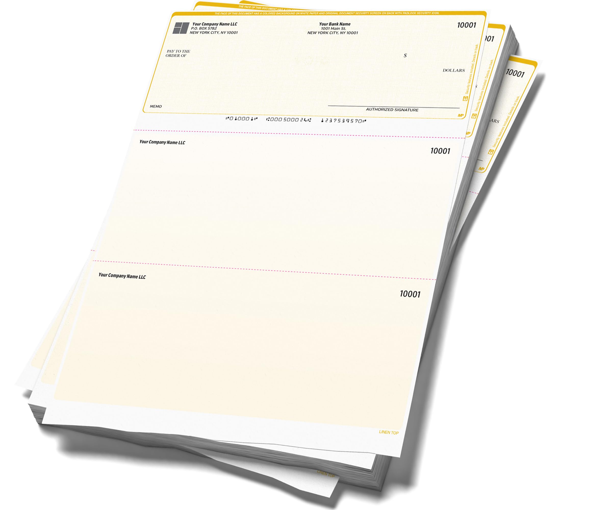 Amazon.com : Computer Checks Compatible W/QB Check On Top [500 Sheets ...