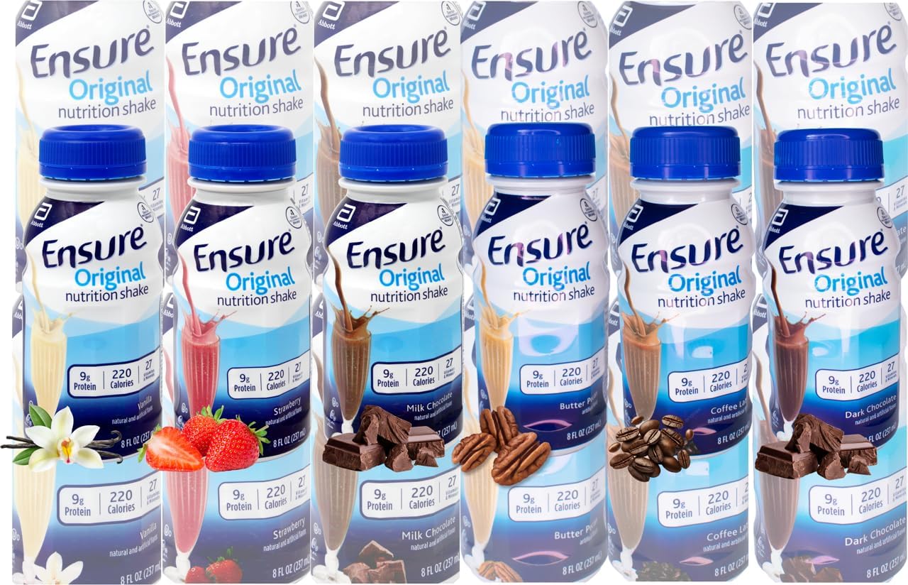 Amazon.com: Ensure Original Vanilla Nutrition Shake | Meal Replacement ...