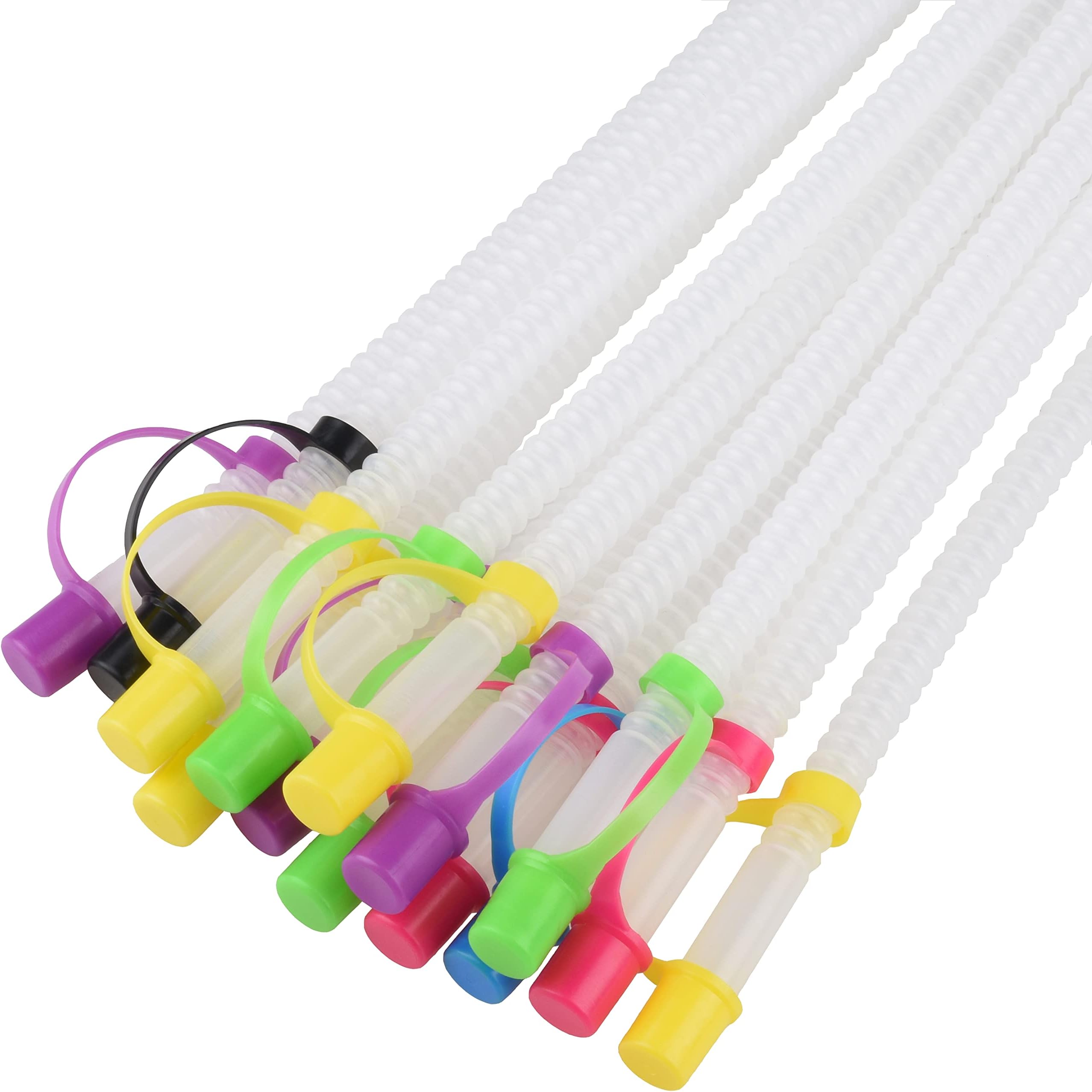 Amazon.com: Bendable Straws - 11 inch Long Flexible Straws - Bendy ...
