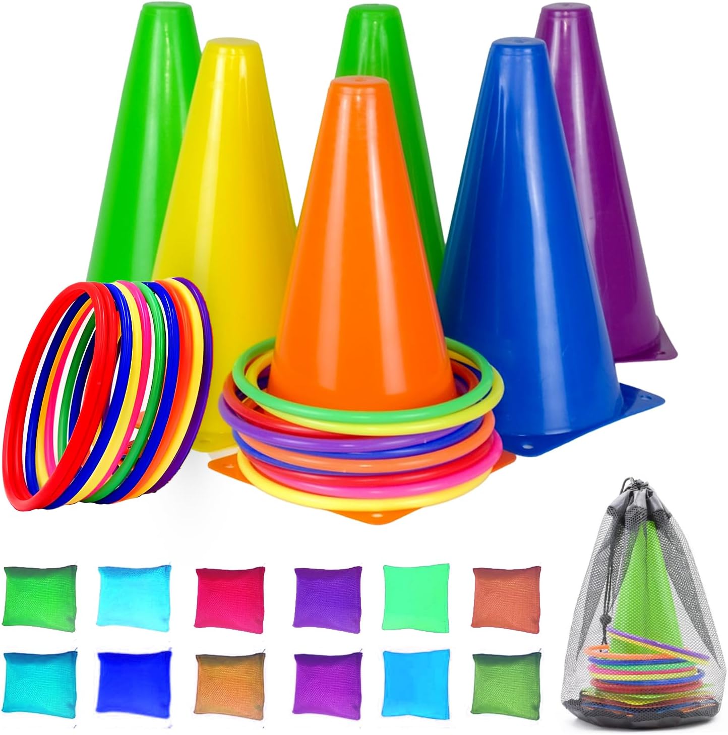 Amazon.com : Swimline Giant Ring Toss Game Multicolor, 46-3/4inx54in ...