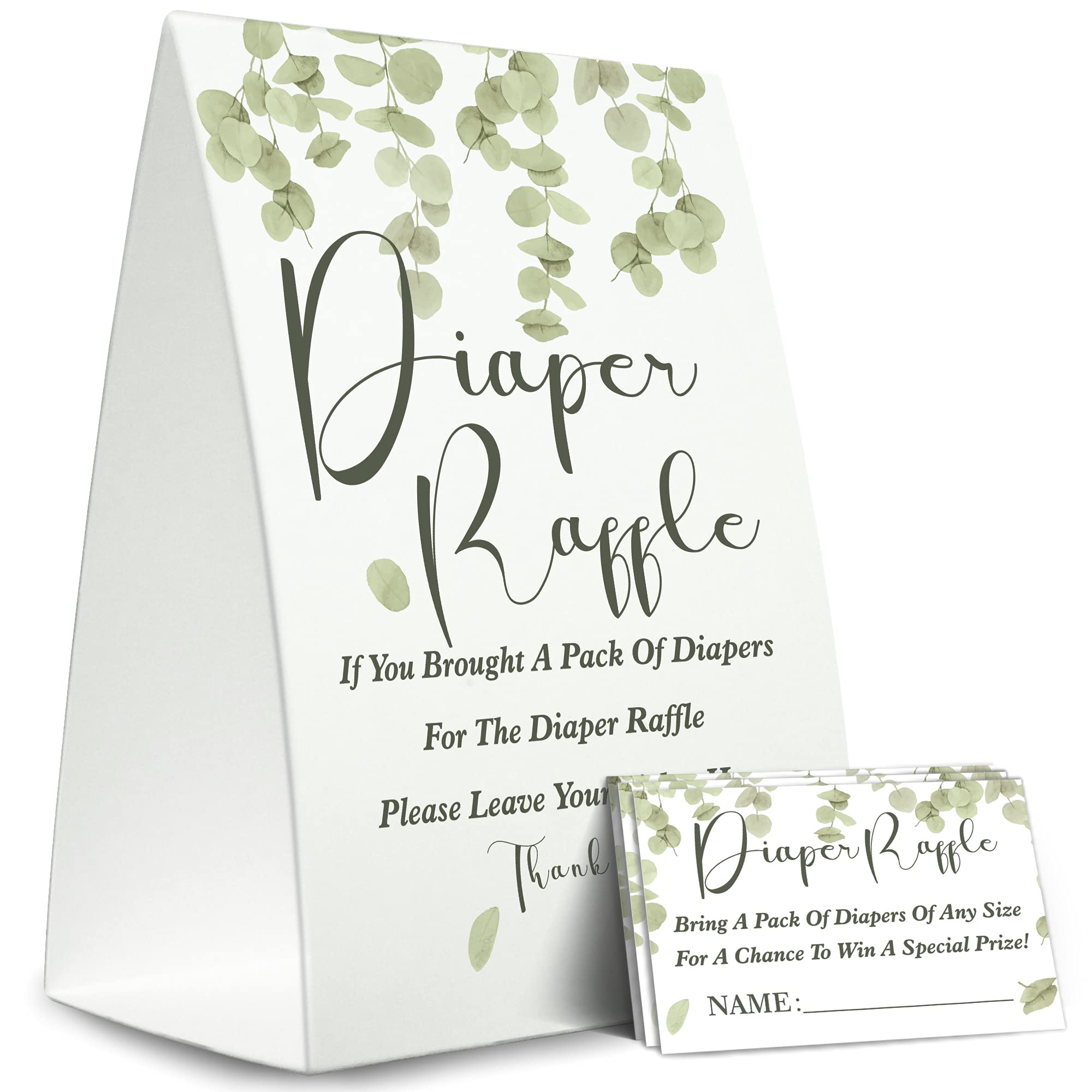 Diaper Raffle Sign Diaper Raffle Baby Shower Game Kit 1 | Desertcart Brunei