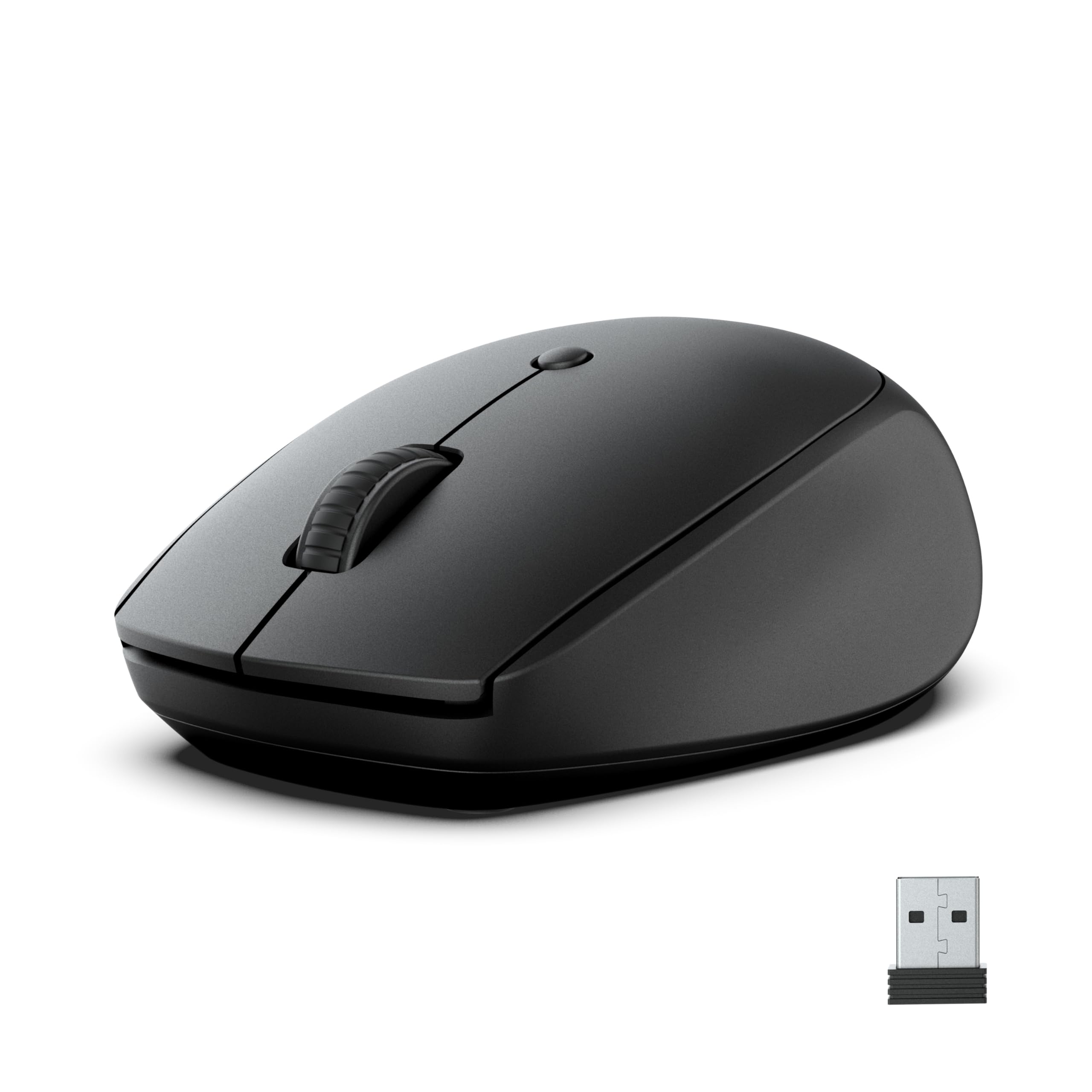 JLab Go Bluetooth Mouse, Battery Powered Wireless Mouse - Tri-Mode (BT ...