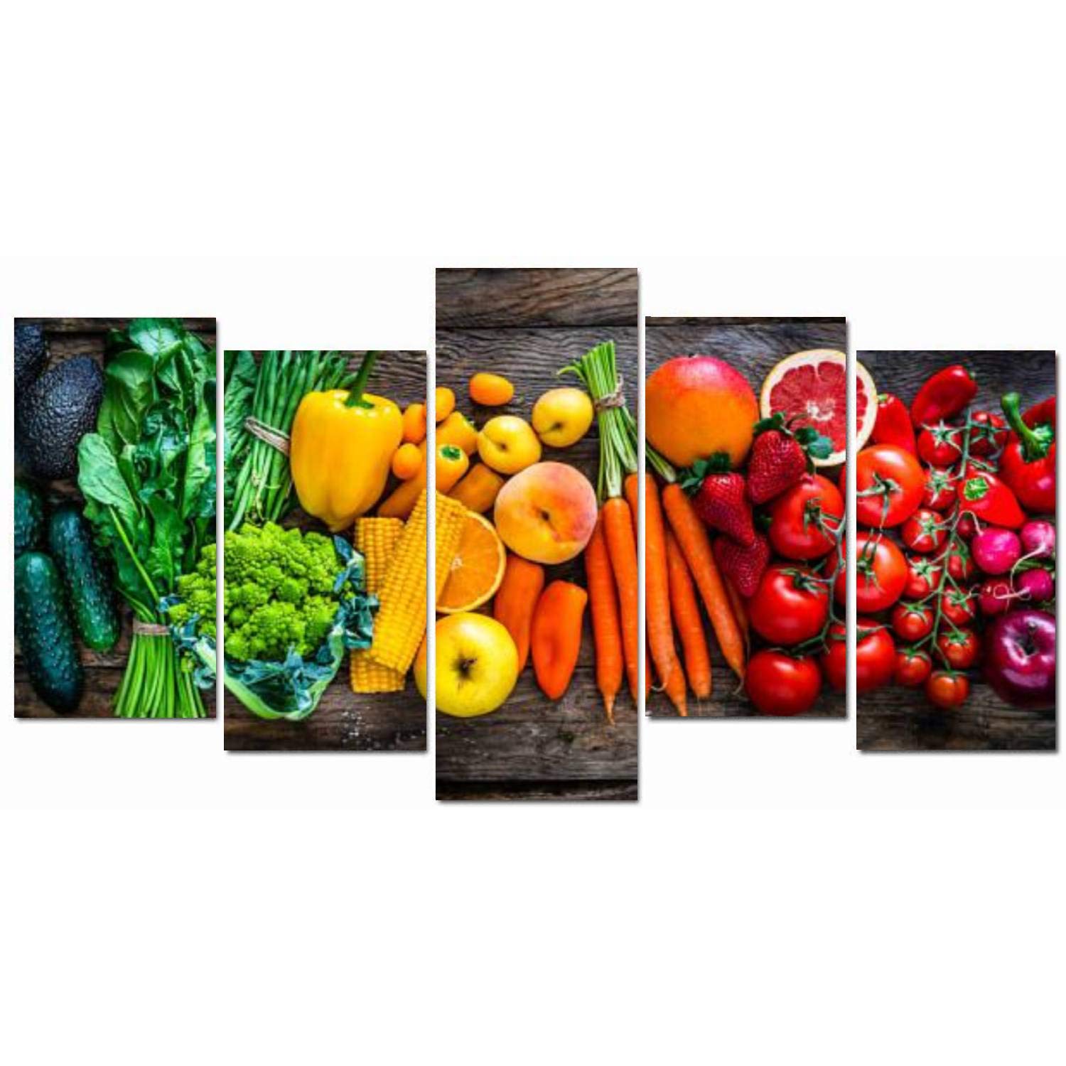 Cuadro De Frutas Y Verduras Del Arco Iris Actividad De Arte Como