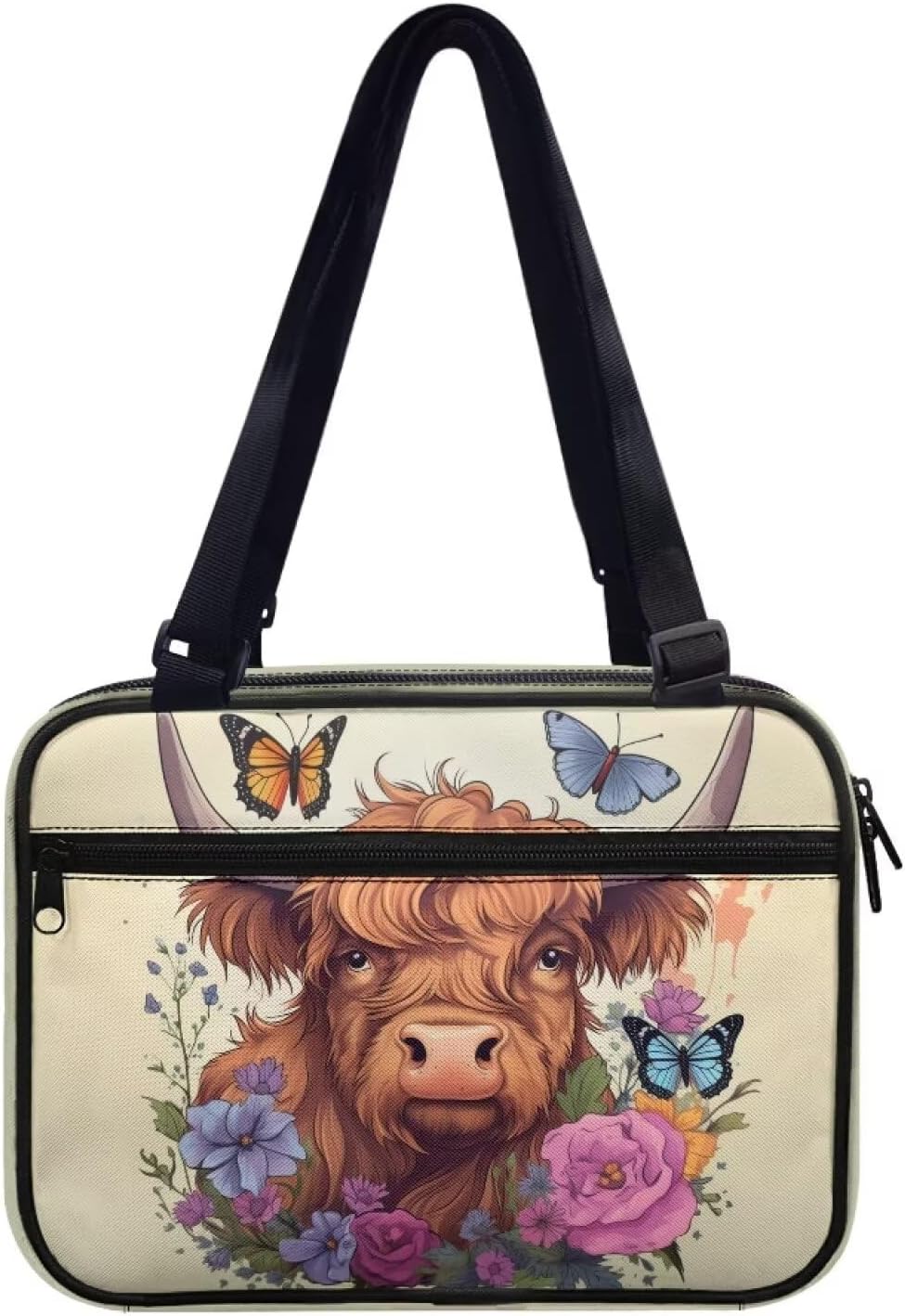Amazon.com: Guosanchn Highland Cow Bible Bags for Women Bible Cover ...