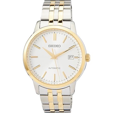 Seiko Men's Analog Automatic Watch with Stainless Steel Strap SRPH92K1, Silver, Silver : Amazon ...