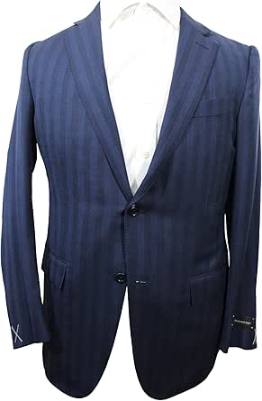 Ermenegildo Zegna High Performance Navy Striped Half Lined Suit Size 40 ...