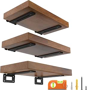Amazon.com: LEOPO 6 Inch 6 Pack Openwork T Shelf Brackets for DIY ...