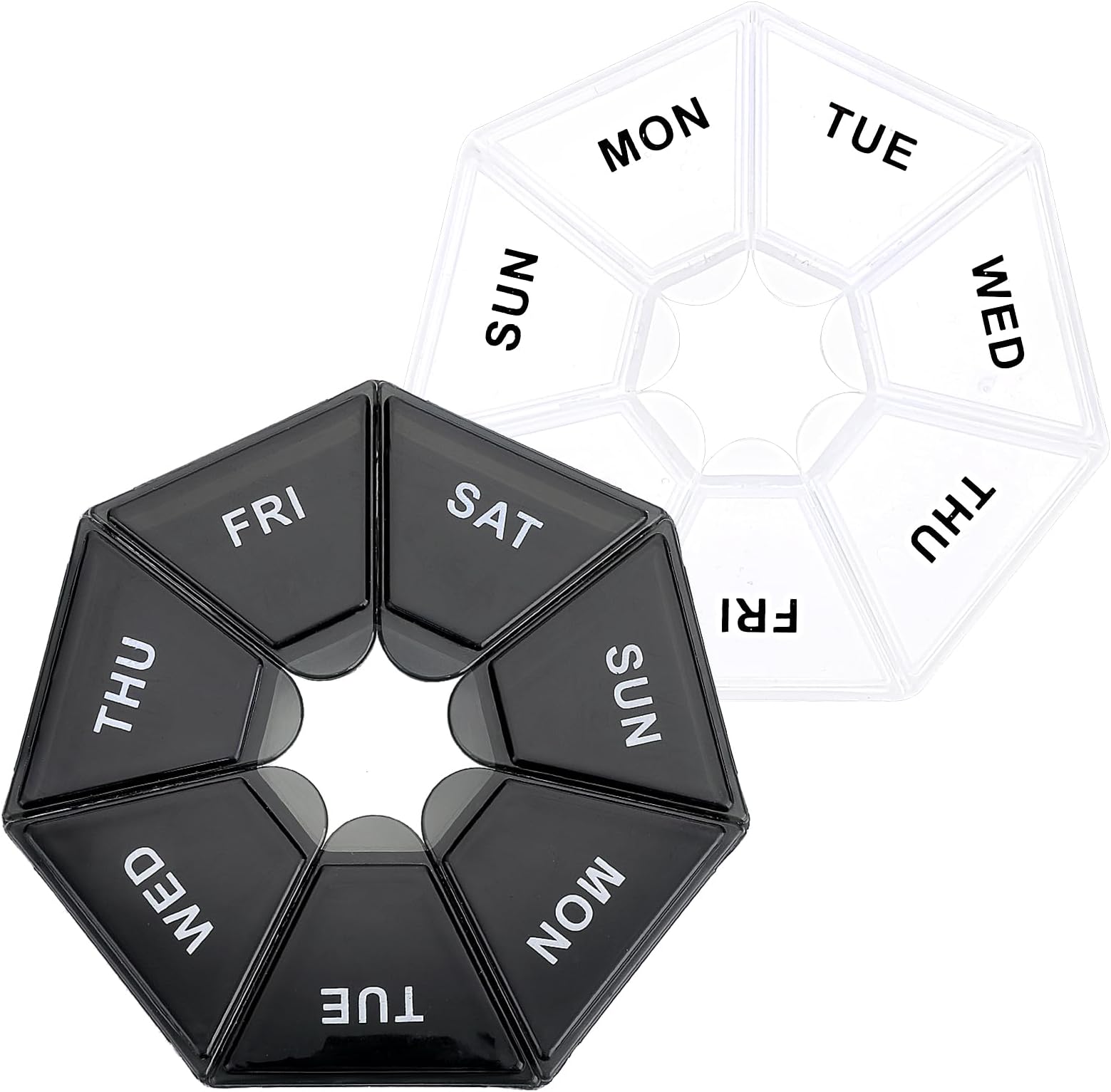 Amazon.com: Pill Organizer, 4 Pack Pill Box, Small Pill Case, Medicine ...