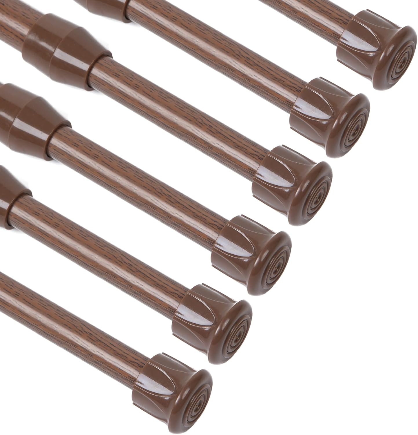 Amazon.com: Cupboard Bars Tension Rods, 6 Pack Spring Loaded Curtain ...