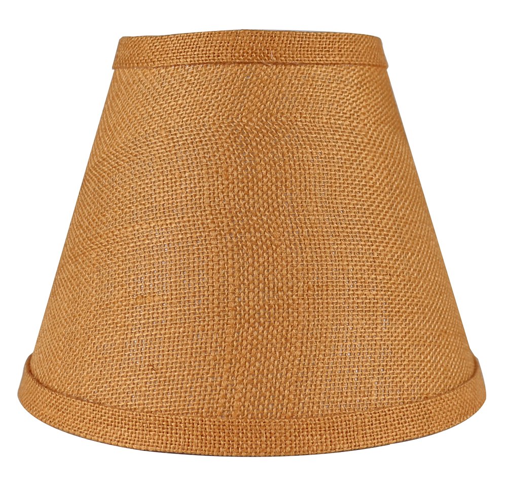 Urbanest Coolie Hardback Lampshade, Burlap, 5-inch by 9-inch by 7-inch ...