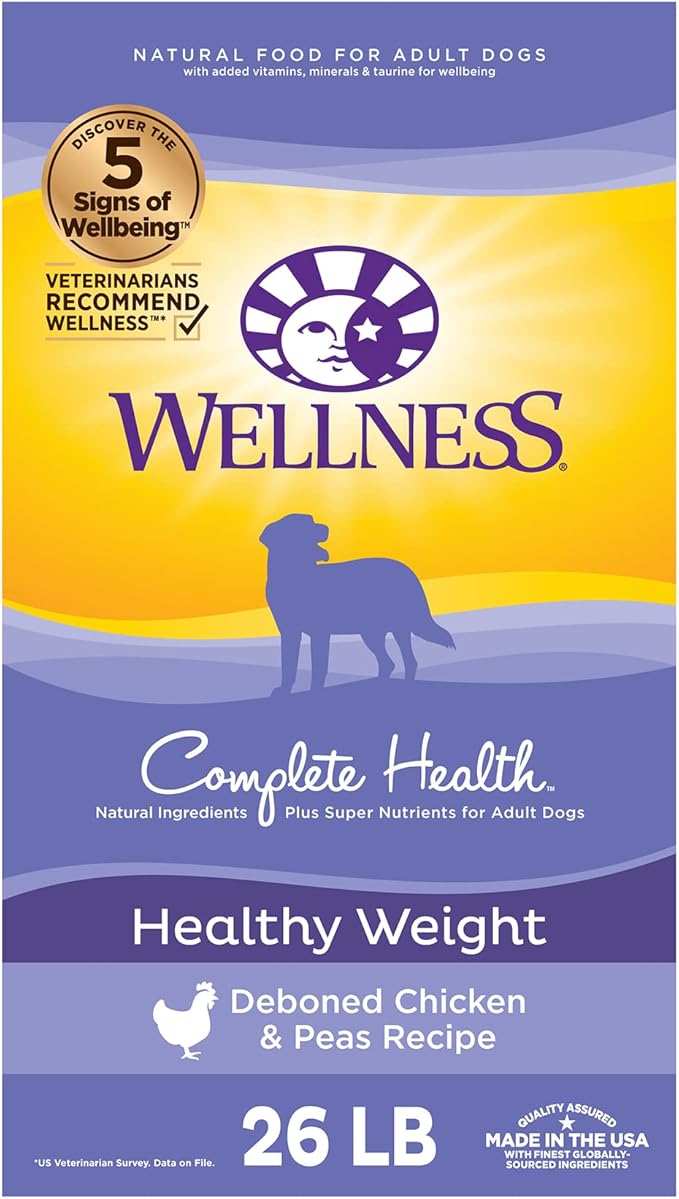 Amazon.com: Wellness Complete Health Dry Dog Food with Grains, Natural ...