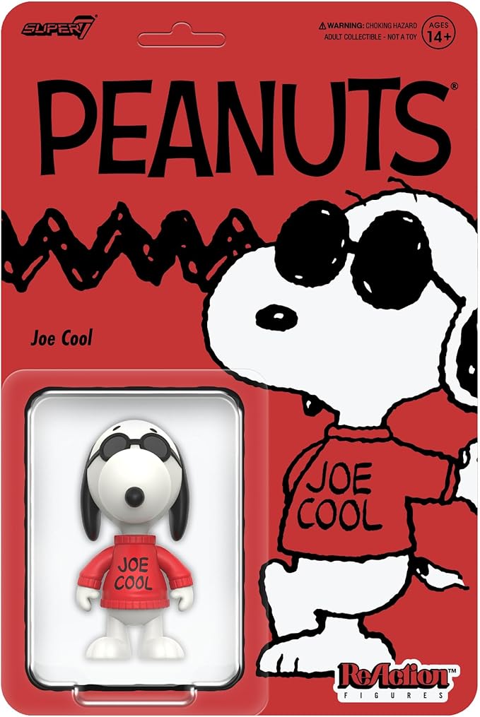 Amazon.com: Super7 Reaction Figure Peanuts Joe Cool Snoopy - 3.75 ...