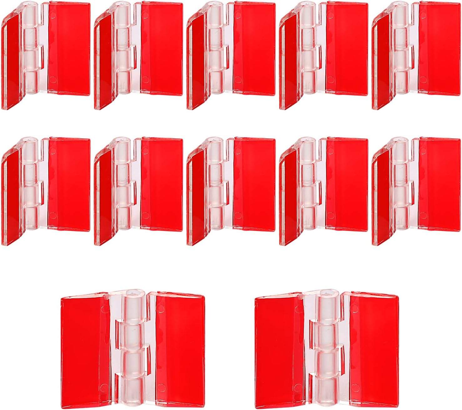 12 Pcs Acrylic Hinge Clear Acrylic Mini Hinge Transparent Plastic ...