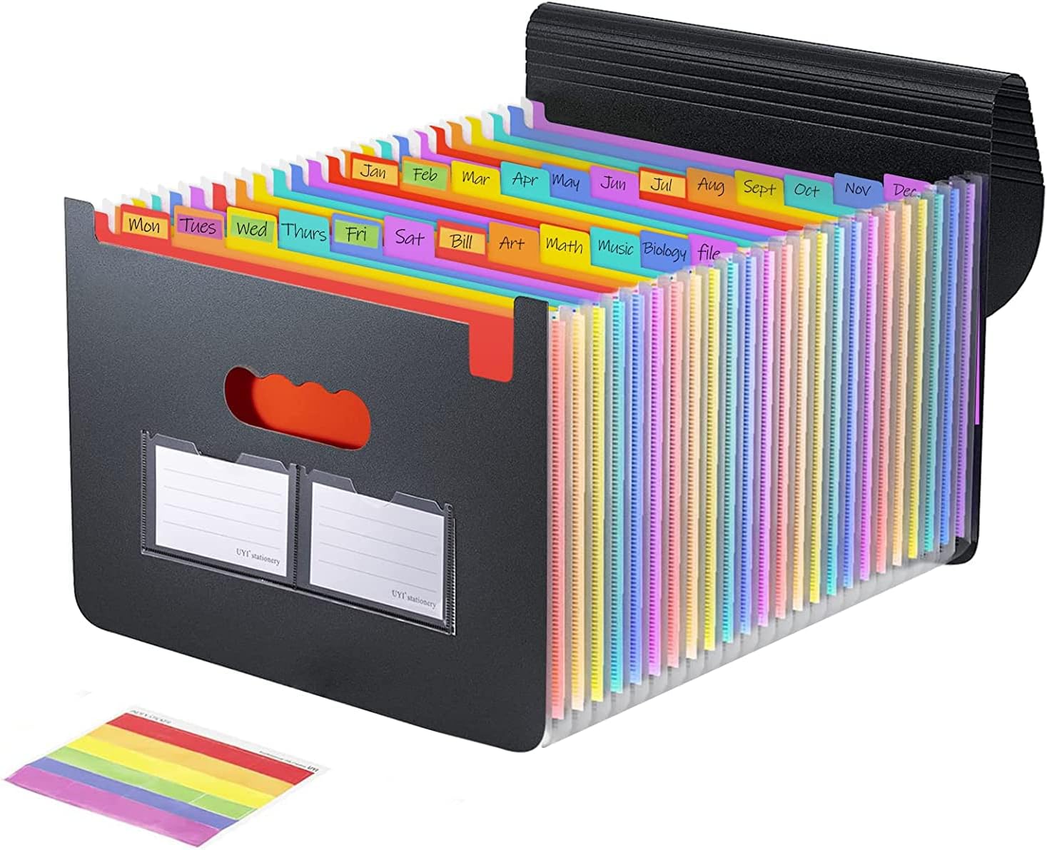 25 Pockets File Organiser, A4 Expanding File Folder Document Organiser ...