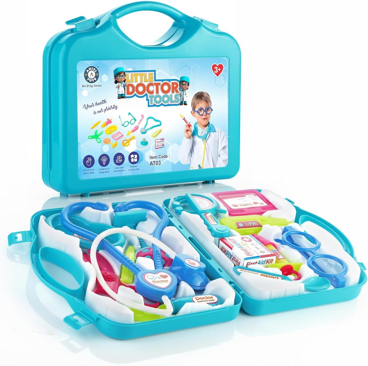 Buy BELOXY Toys Doctor Playset for , Pretend Play Doctor Set with ...