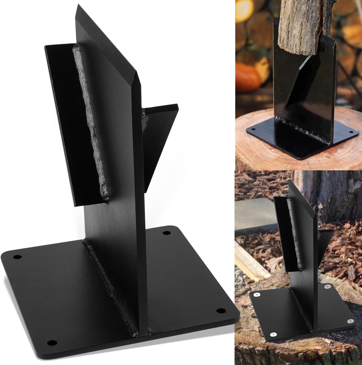 Amazon.com : HANDYGO Wood Kindling Splitter - High Strength Structural ...
