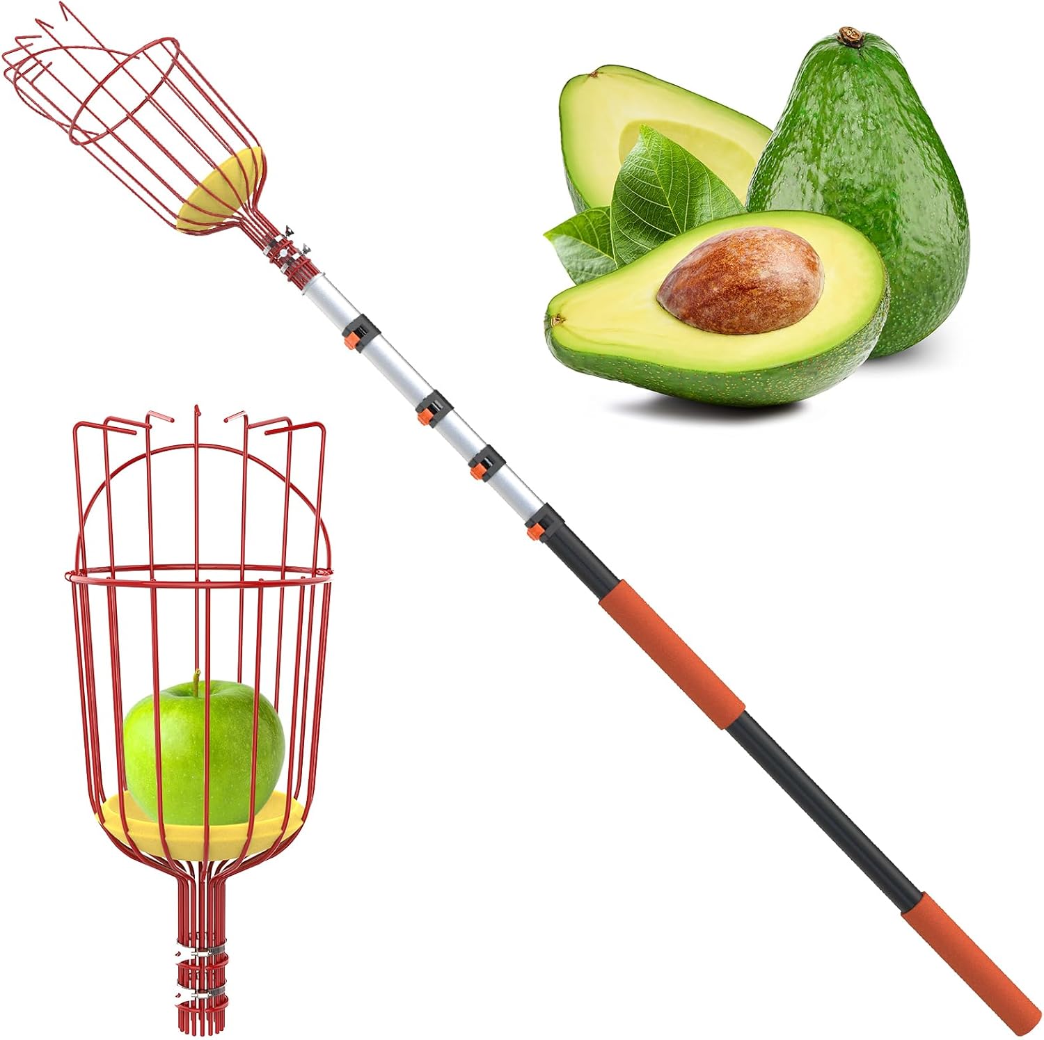 Amazon.com : Buyplus 3-12 Foot Fruit Picker with Telescoping Extension ...