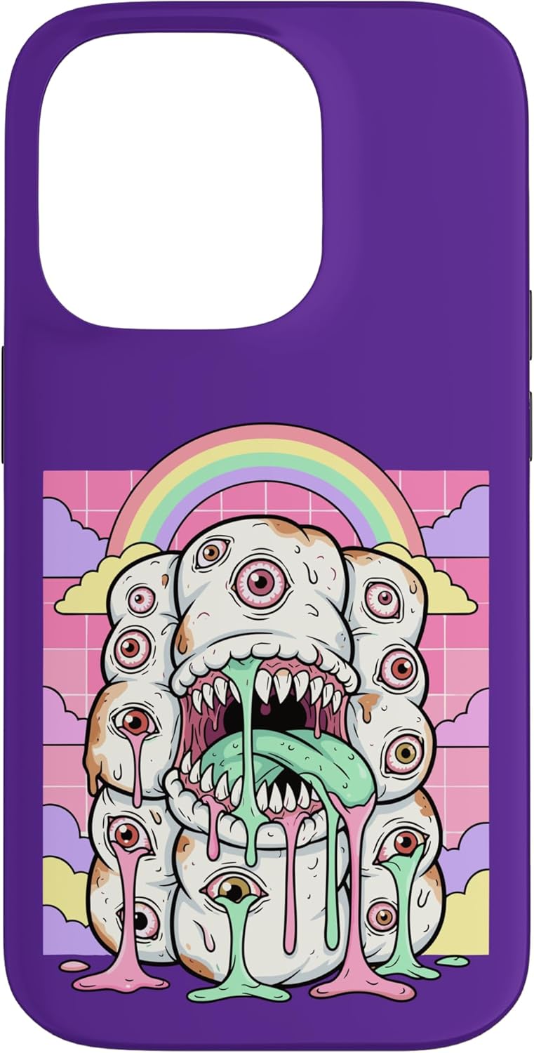 Amazon.com: Weirdcore Aesthetic Kawaii Marshmallow Eyeballs Case for ...