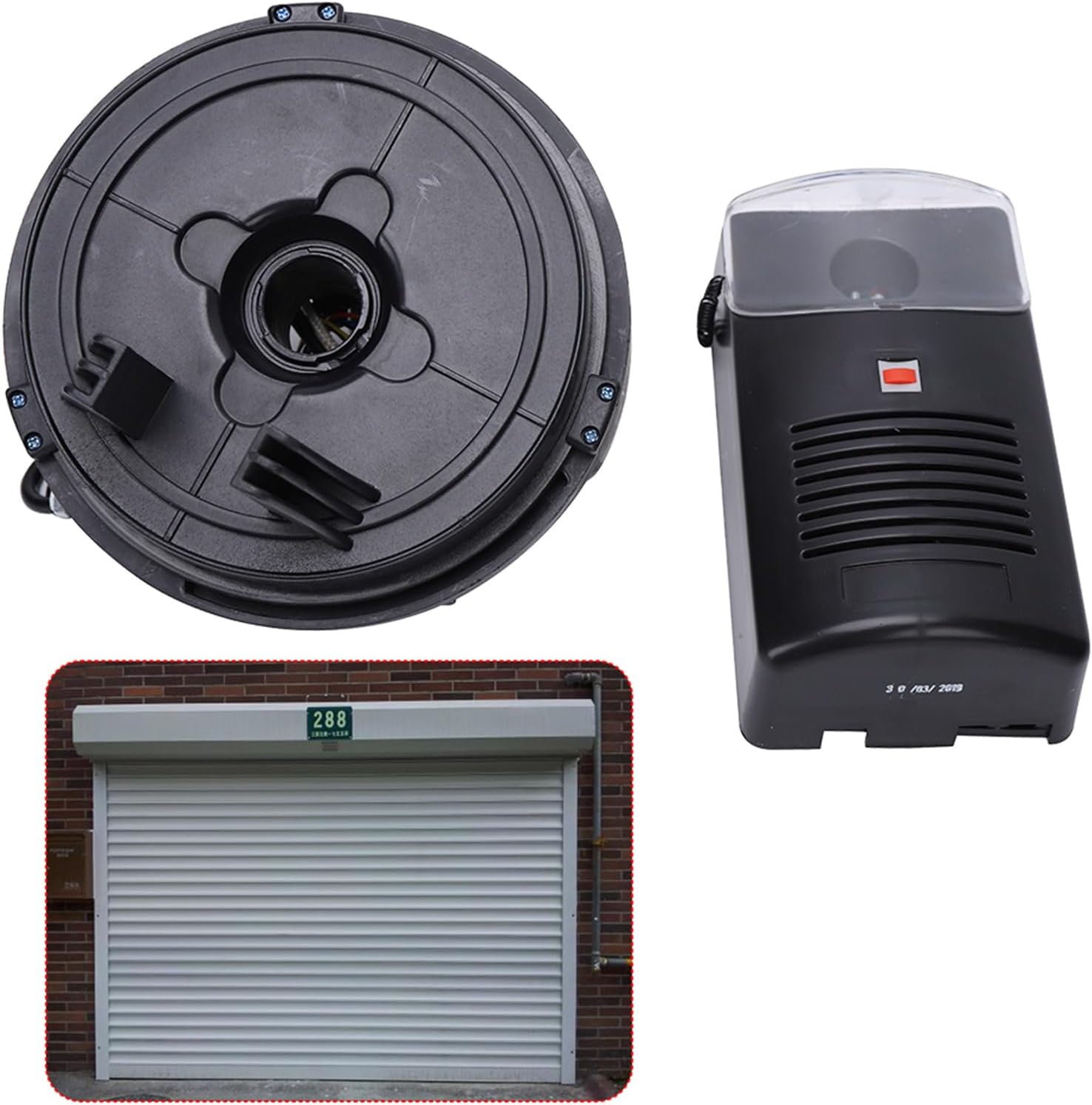 LIYUANJUN Automatic Roller Door Opener, Electric Roll Up Garage Door ...