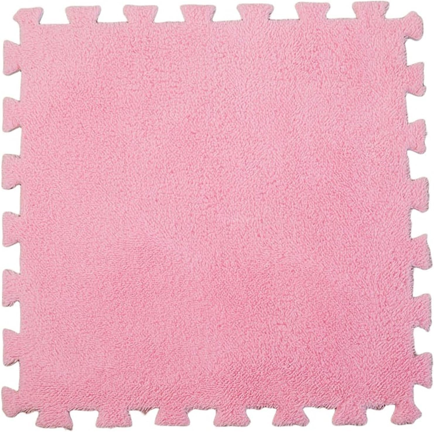1 Piece Plush Patchwork Foam Floor Mat, 12 * 12 inch Kids Interlocking ...