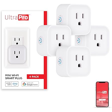 UltraPro Smart Plug WiFi Outlet, Smart Home, Smart Switch, Smart Outlet ...