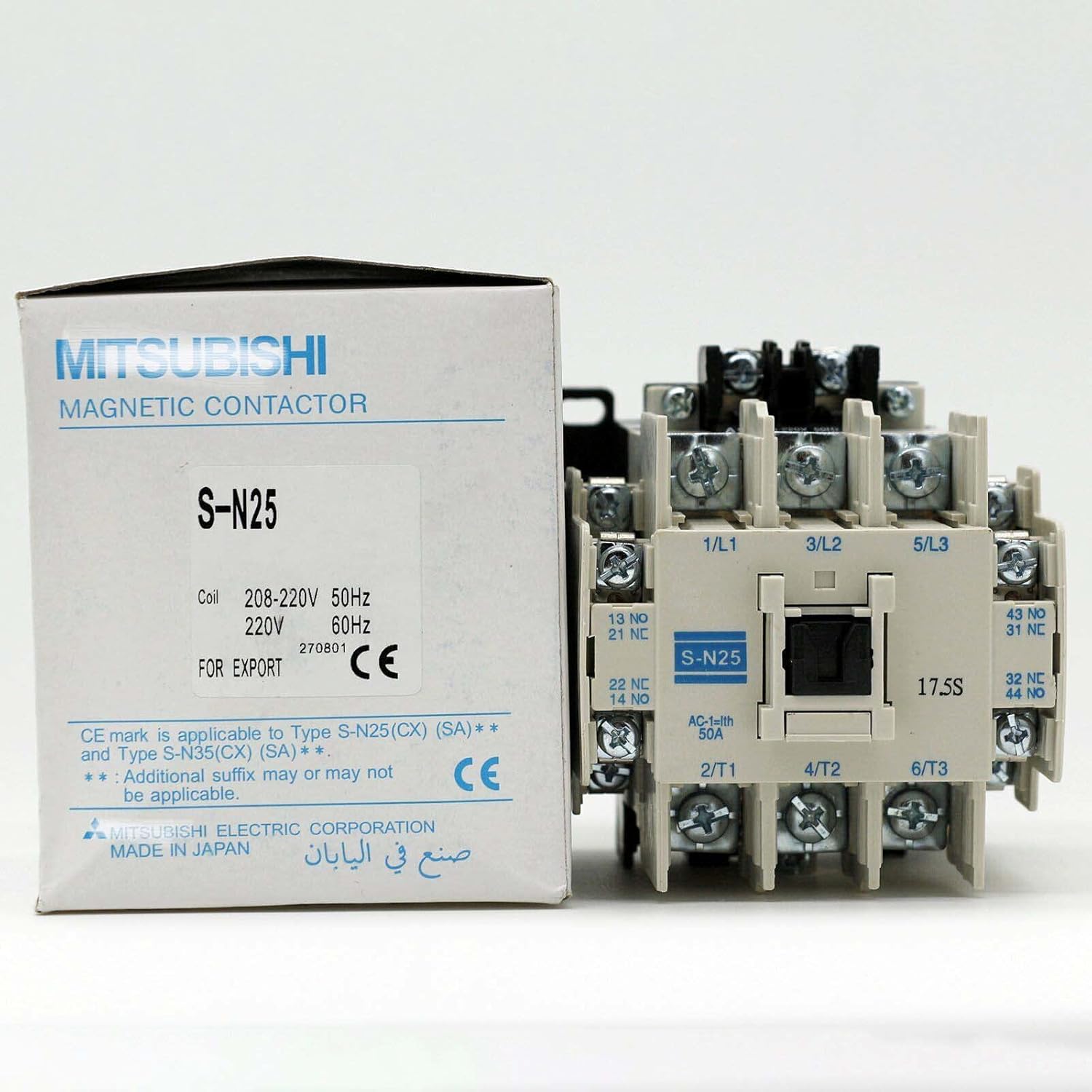 Amazon.co.jp: S-N25 MS-Nシリーズ電磁接触器 S-N25 AC220V : 産業・研究開発用品