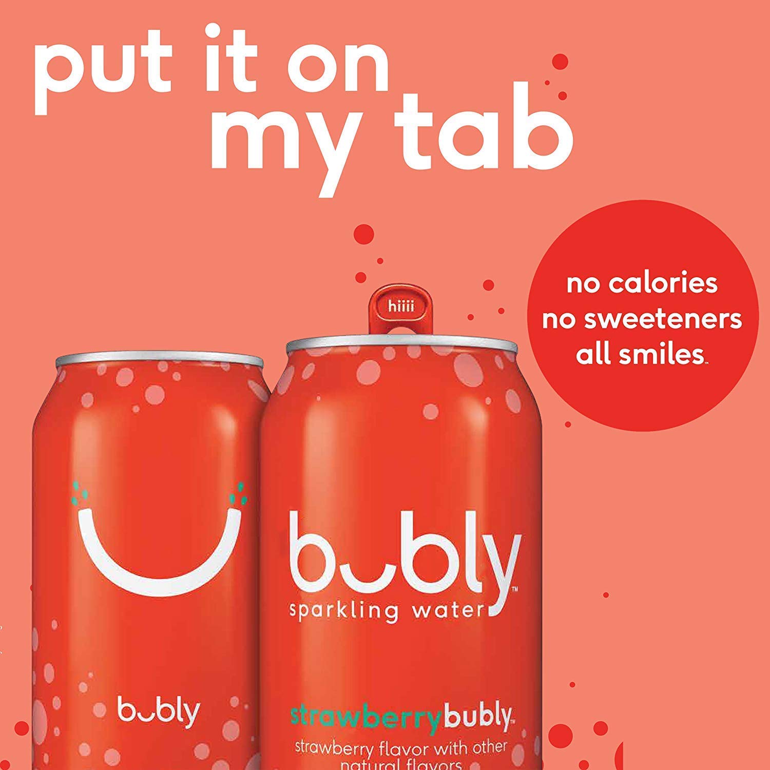 Bubly Sparkling Water Strawberry 12 Fl Oz Cans 18 Pack Buy Online