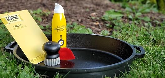 Amazon.com: Lodge Seasoned Cast Iron Care Kit, 6 Ounce: Home & Kitchen