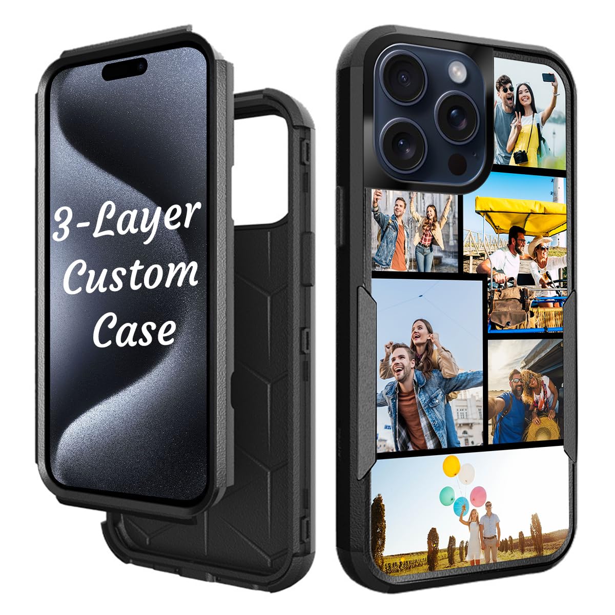 Amazon.com: Custom Phone Case for iPhone 16 15 14 12 13 11 Pro Max XR X ...