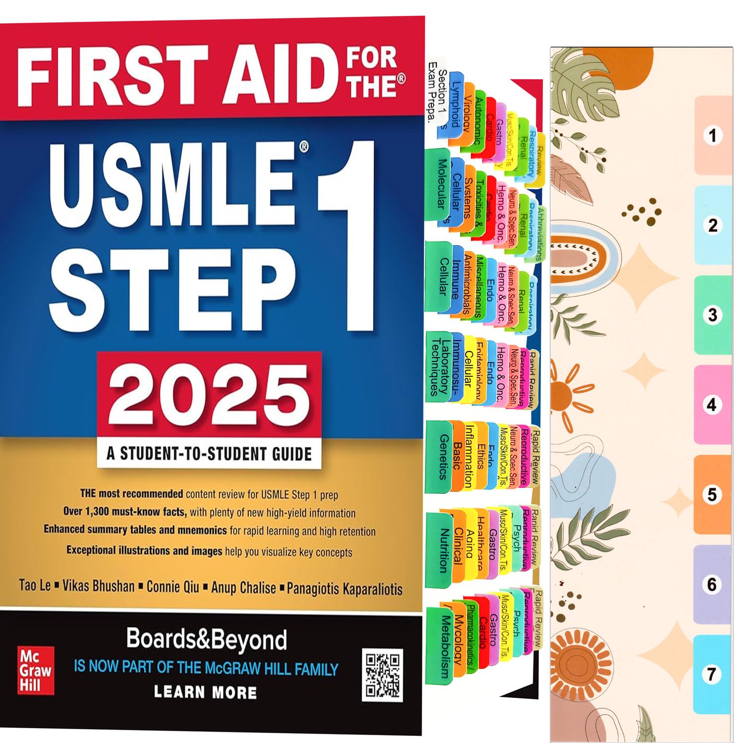 Snapklik.com : Index Tabs For First Aid For The USMLE Step 1 2025, 72 ...