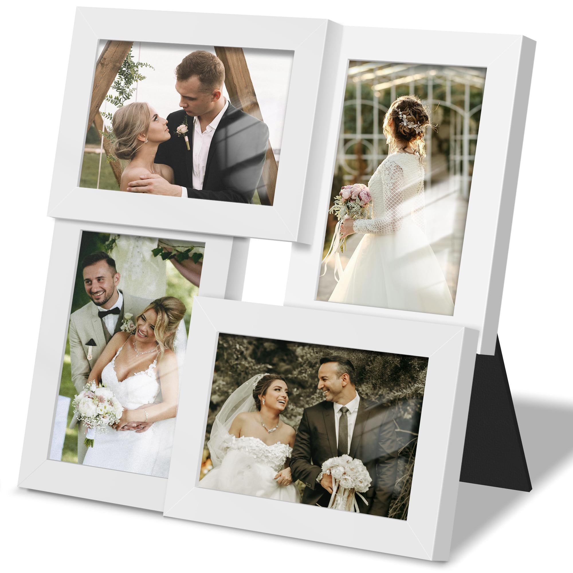 Amazon.com - DUENPY 4x6 Collage Picture Frame Tempered Glass Front ...